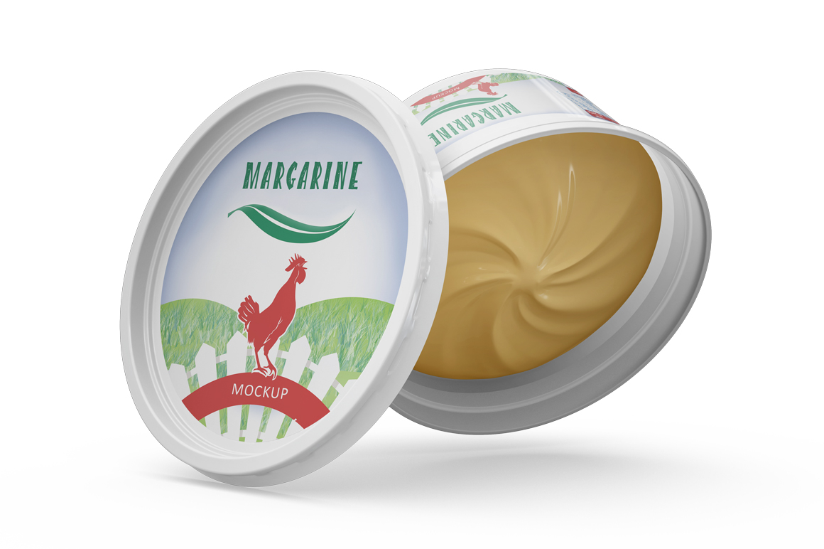 Margarine Box (48034) | Mock Ups | Design Bundles