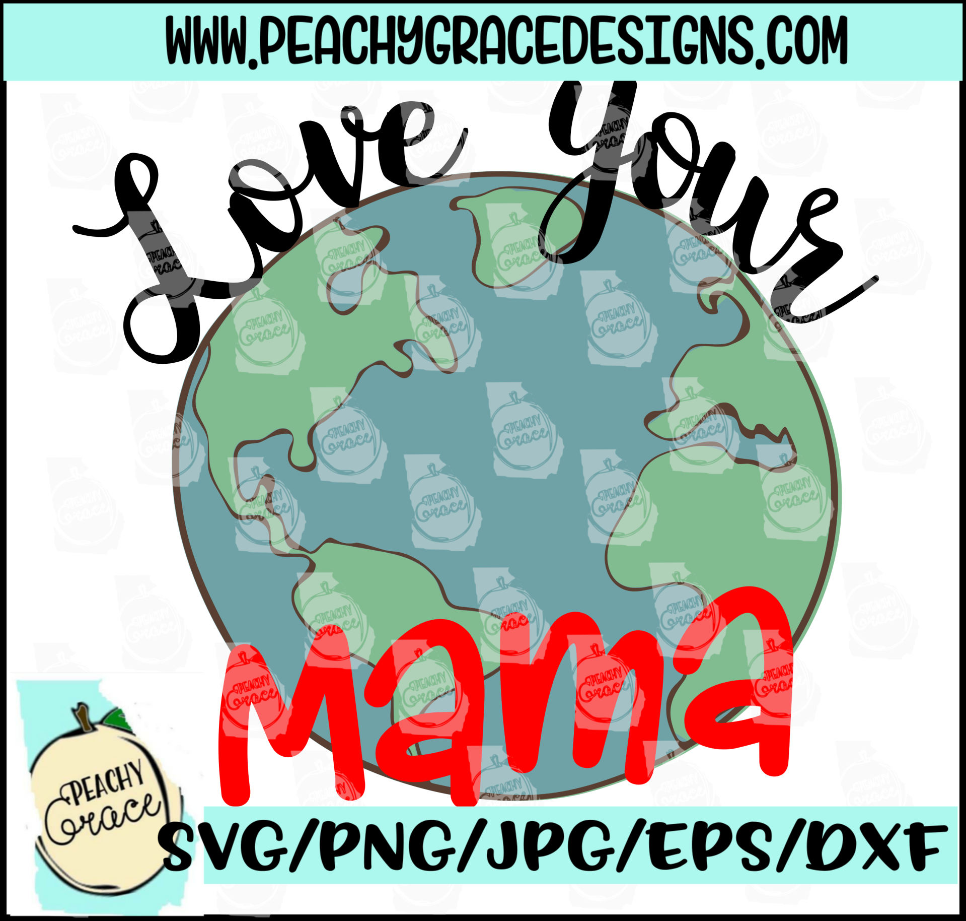 Love Your Mama Earth (84385) | SVGs | Design Bundles