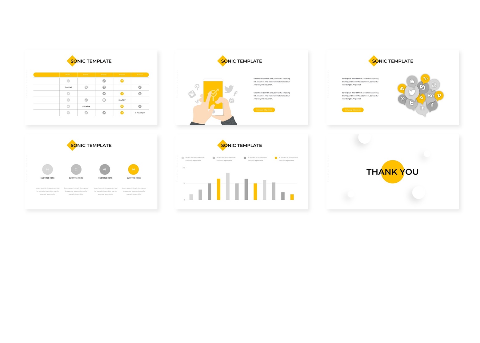 Sonic - Powerpoint Template (329669) | Presentation Templates | Design ...