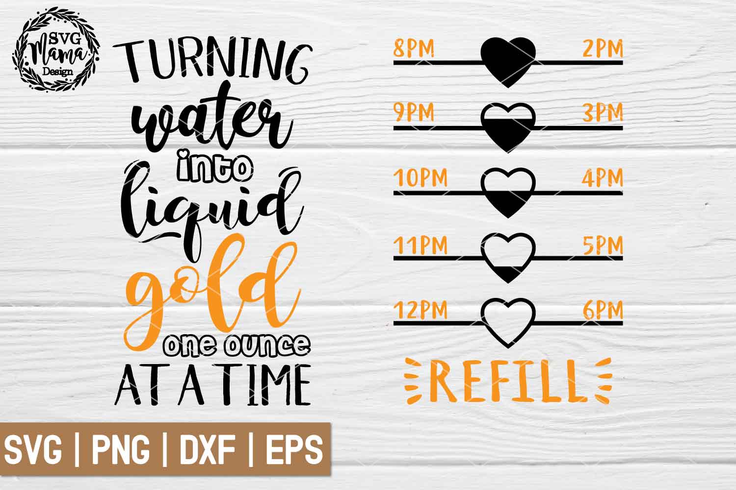 Turning Water Into Liquid Gold Svg, Water bottle svg