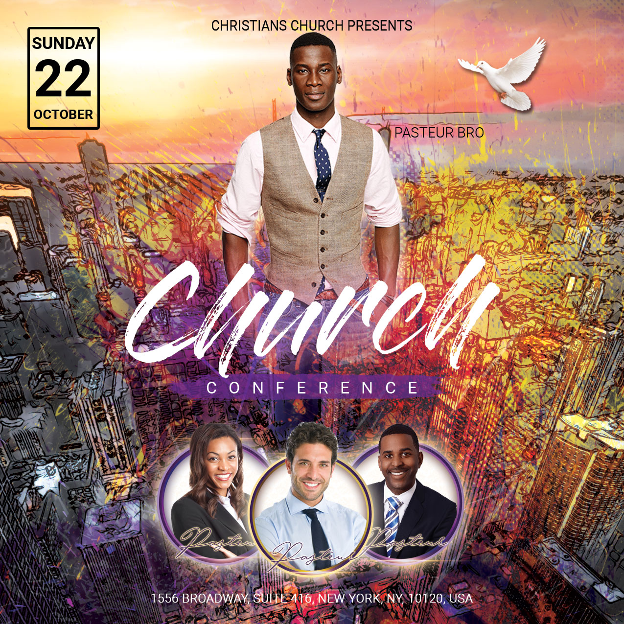 Church Conference Flyer Poster