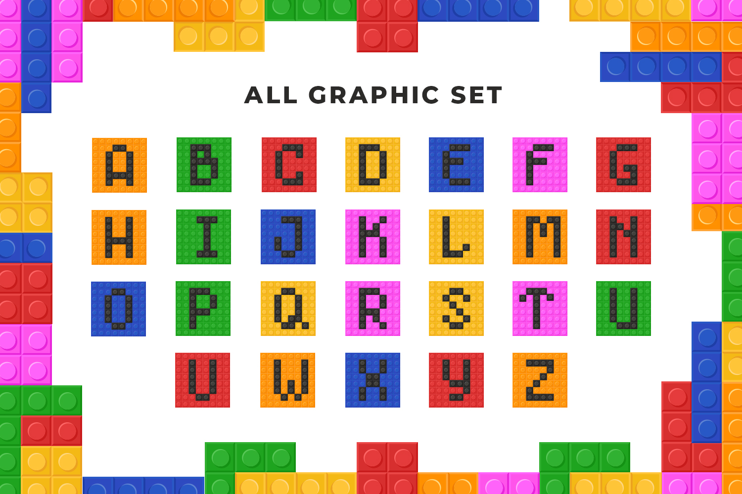 Brick Alphabet Set