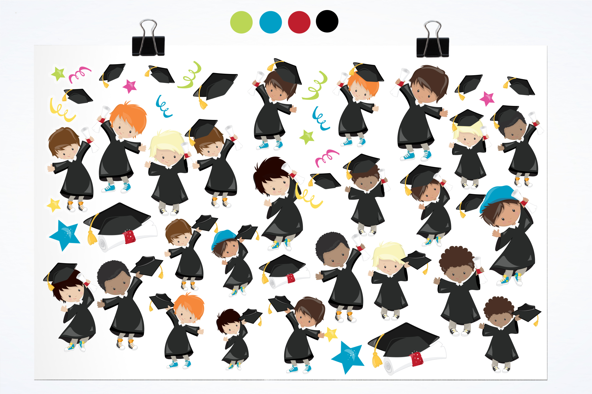 Graduation Season graphics and illustrations (14683) | Illustrations ...