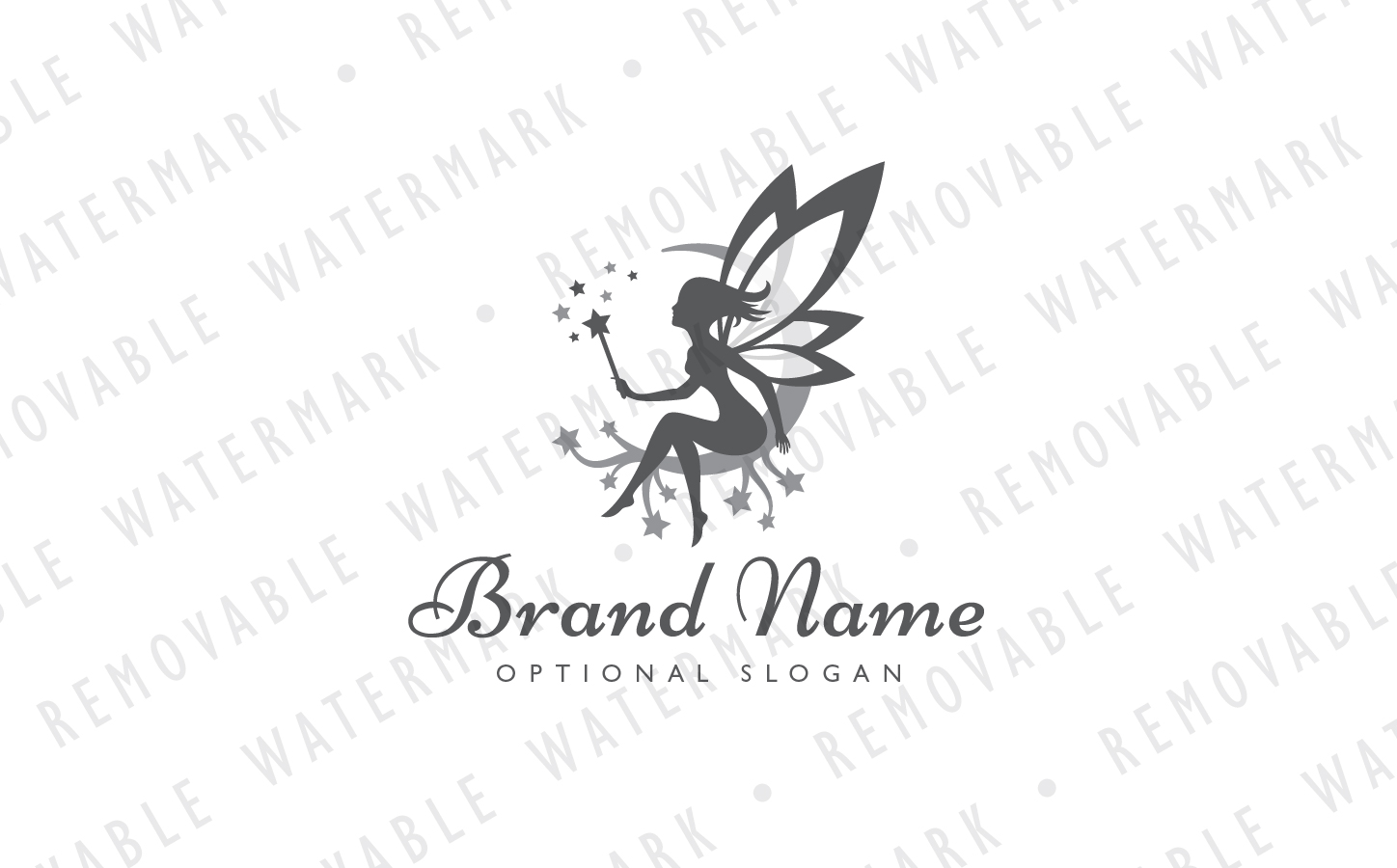 Magical Fairy Logo (188810) | Logos | Design Bundles