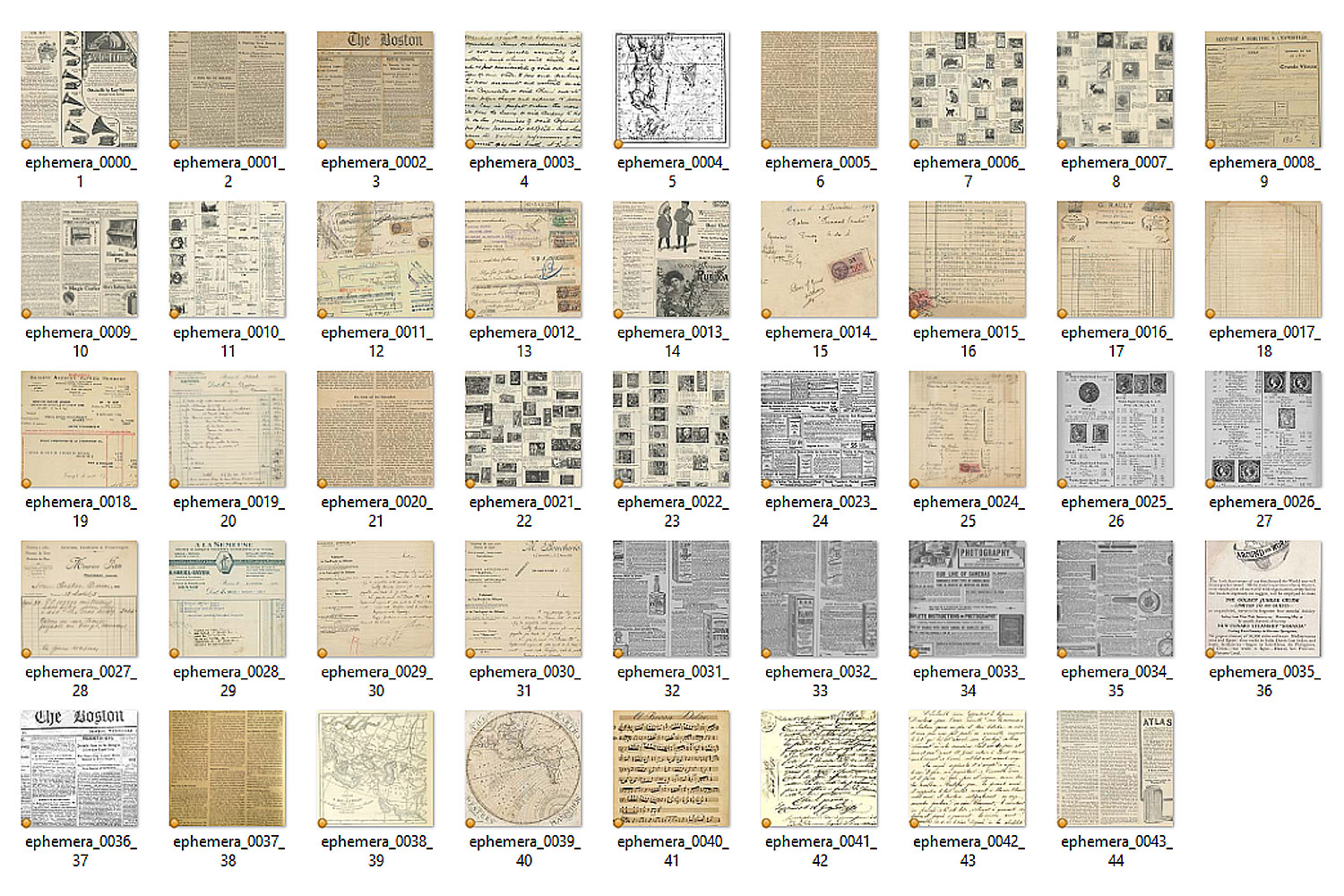 Antique Paper Ephemera