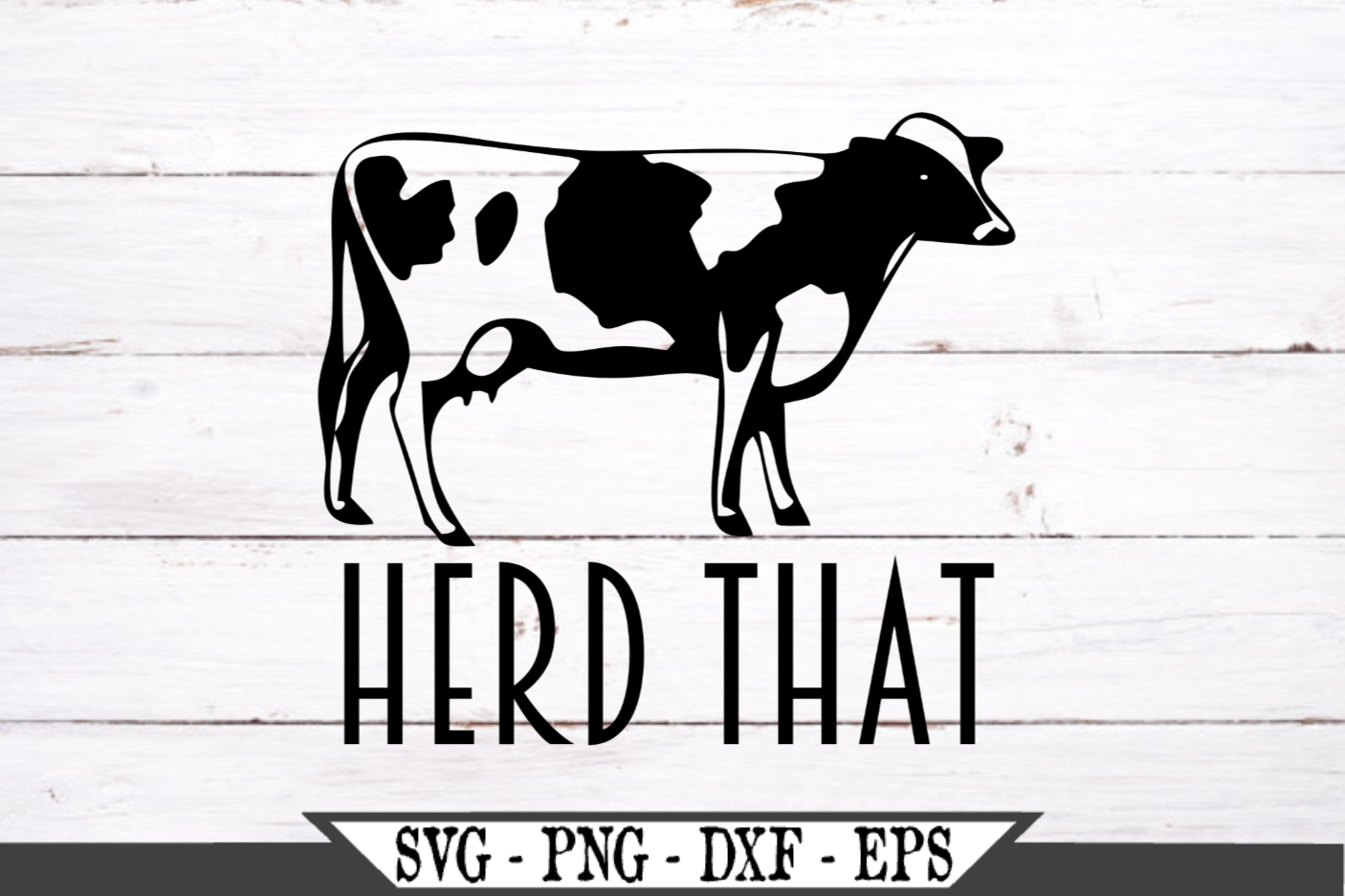 Herd That With Cow SVG