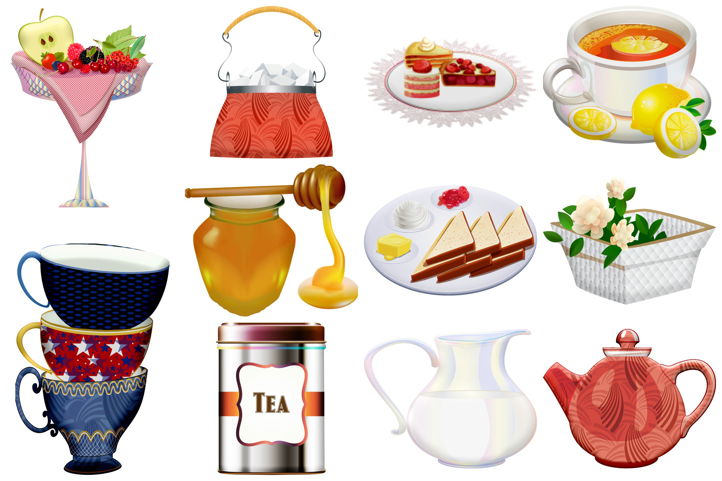 High Tea Party Clip Art