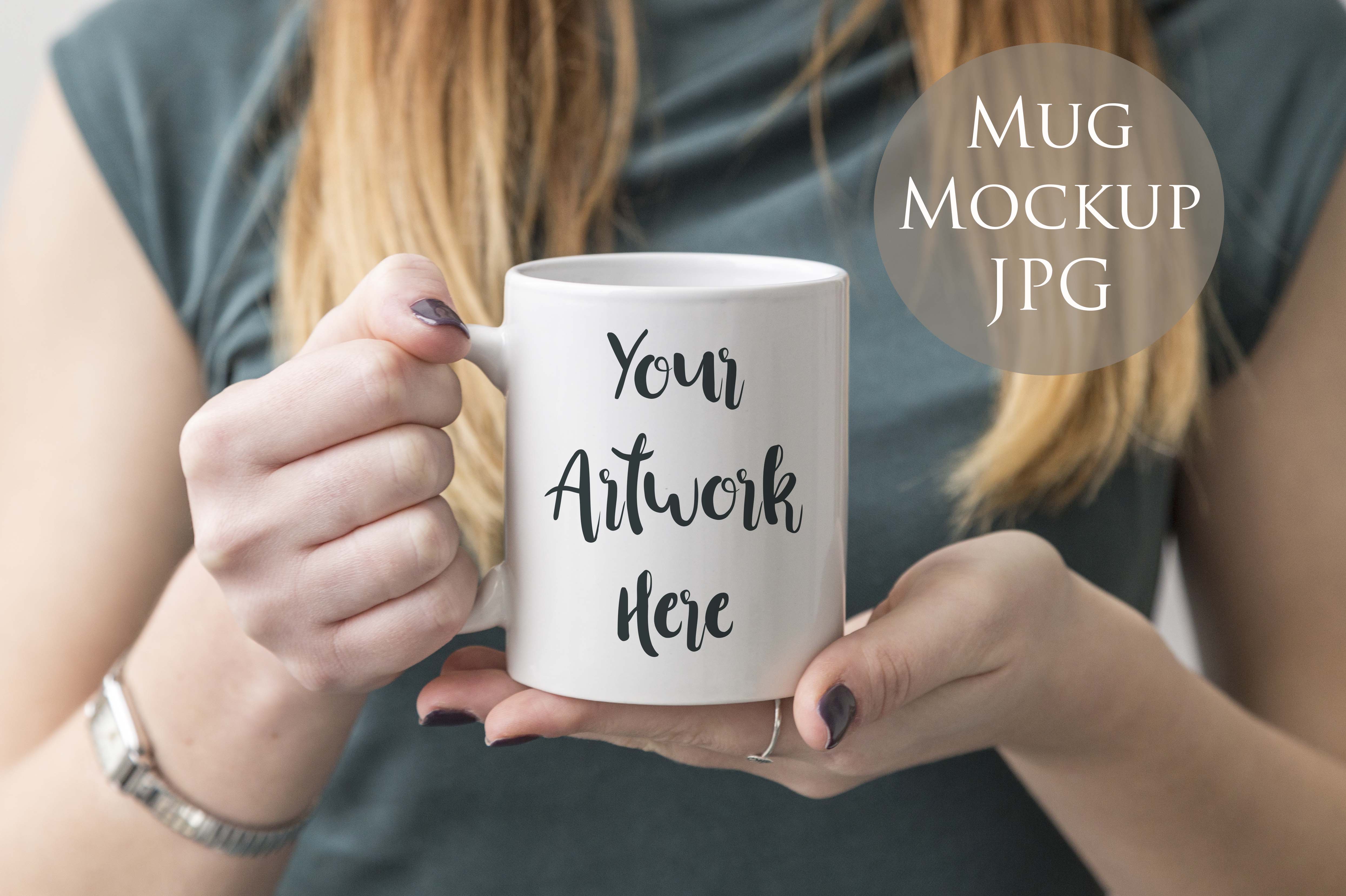 White mug mockup