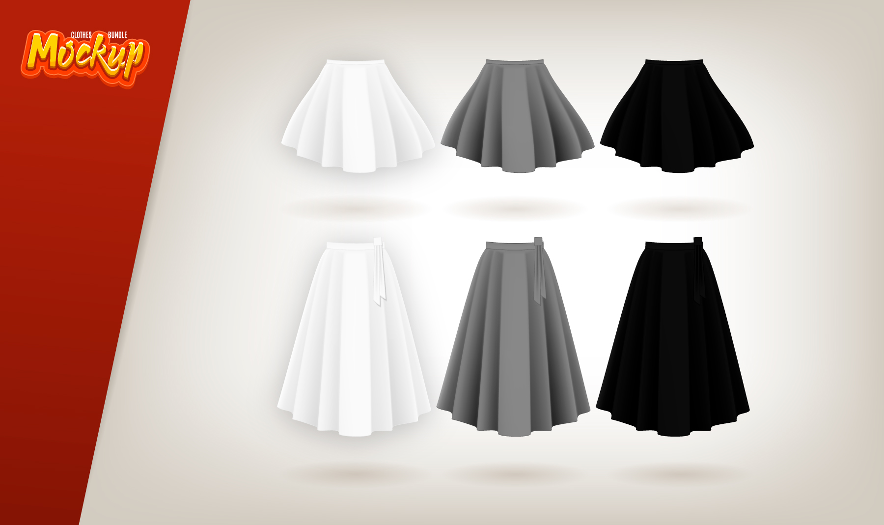 Vector clothes Mockup bundle