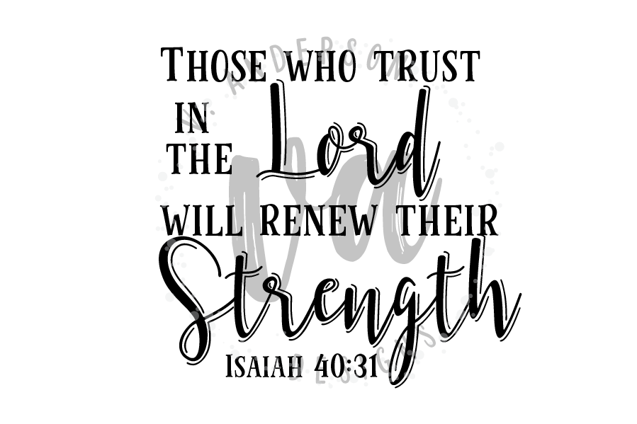 Bible Verse Isaiah SVG