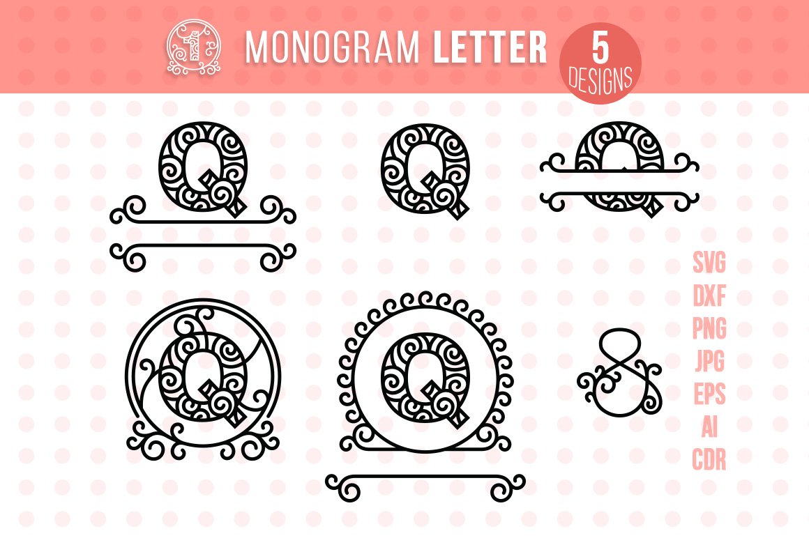 Monogram Letter Q