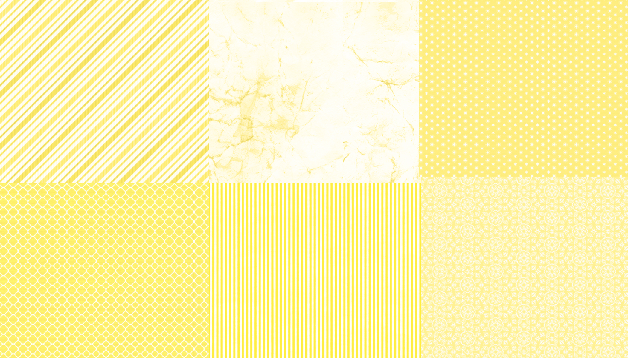 Fresh & Fun Yellow Scrapbook Digital Paper Pack 18 (102183 ...
