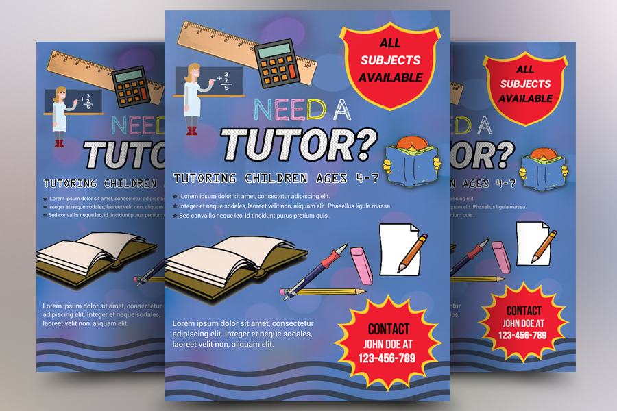 Children Tutor Flyer