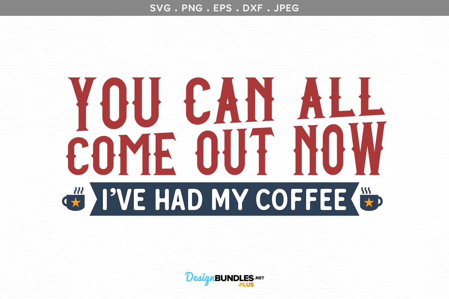 You can all come out now. I've had my coffee