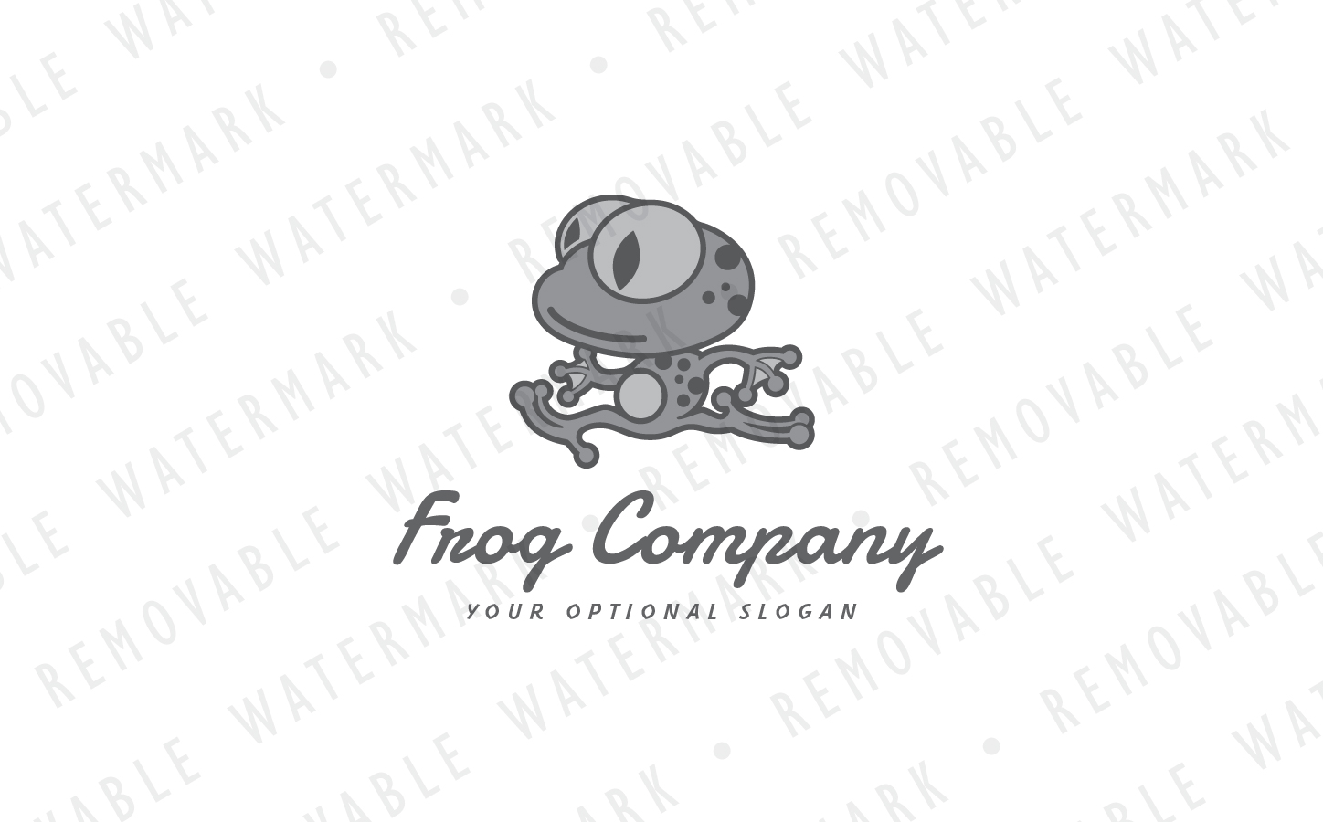 Running Frogman Logo (113835) | Logos | Design Bundles