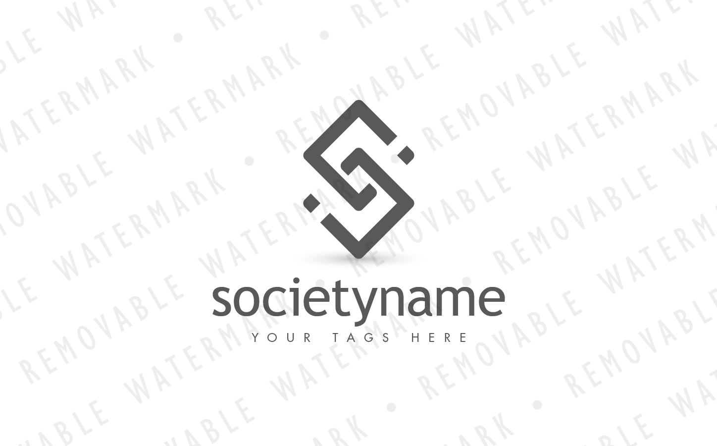 S Interlaced Squares Logo (113636) | Logos | Design Bundles