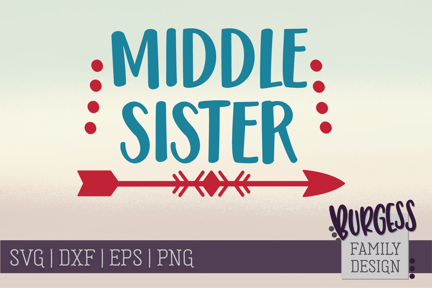 Middle sister | SVG DXF EPS PNG