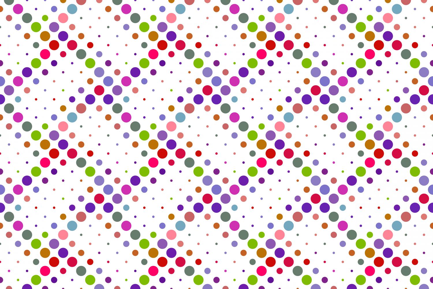 24 Seamless Colorful Dot Patterns