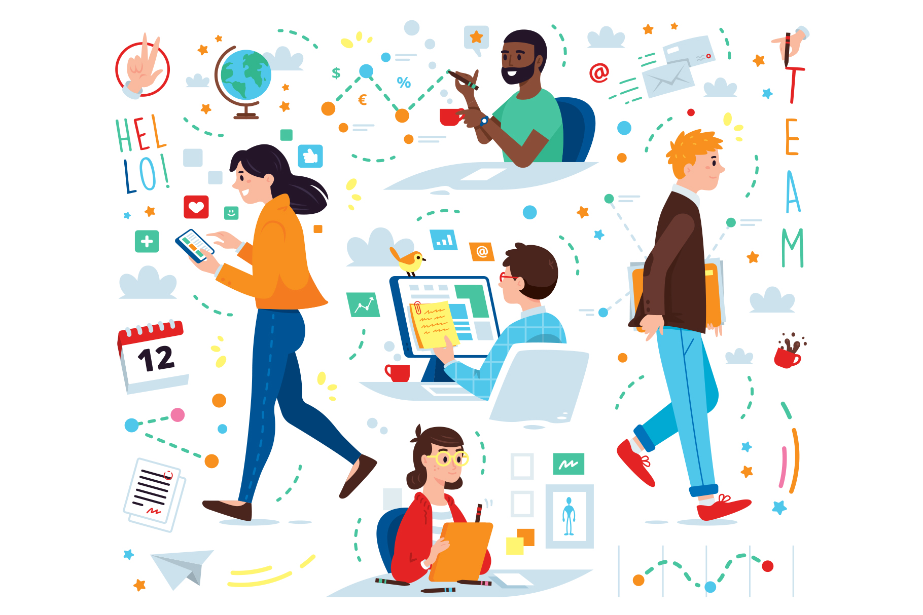 Creative People Illustration