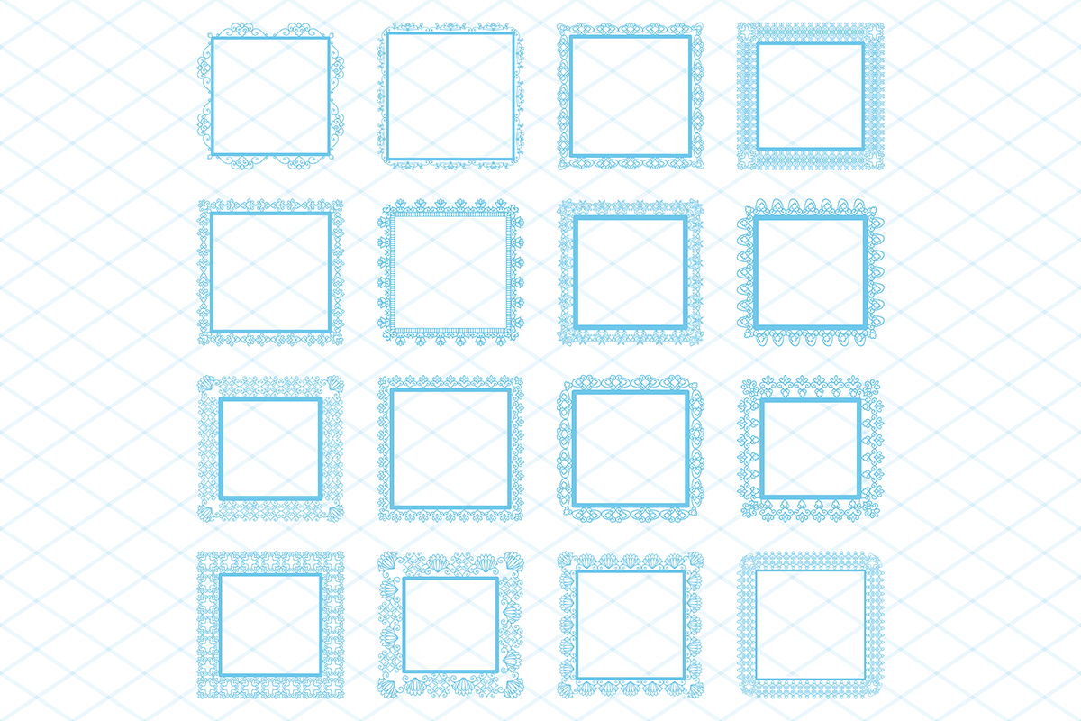 Elegant Lace Borders Frames laser cut Picture Frames Art scrapbook ...