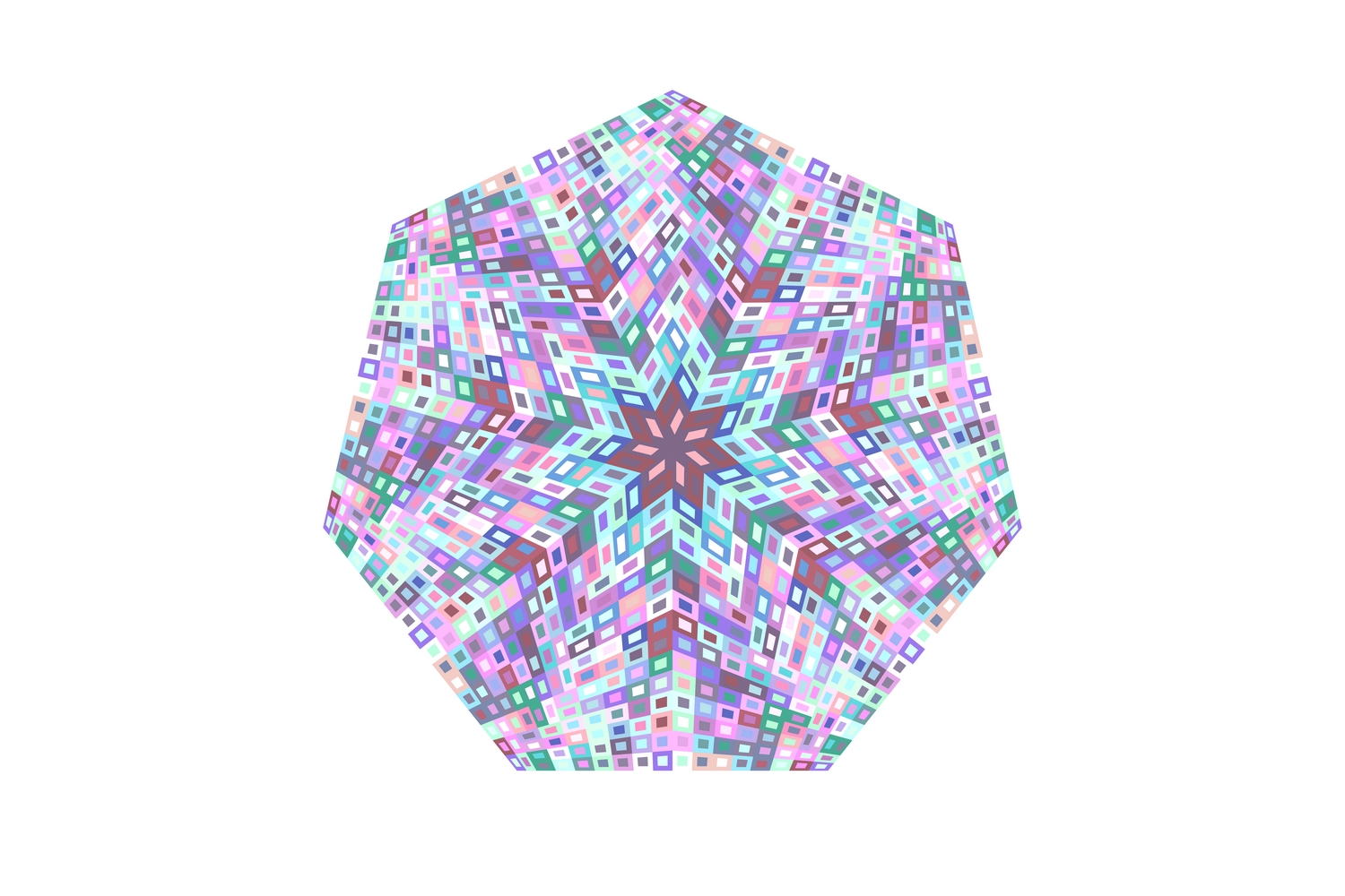 6 Mosaic Pattern Polygons (329917) | Decorations | Design Bundles