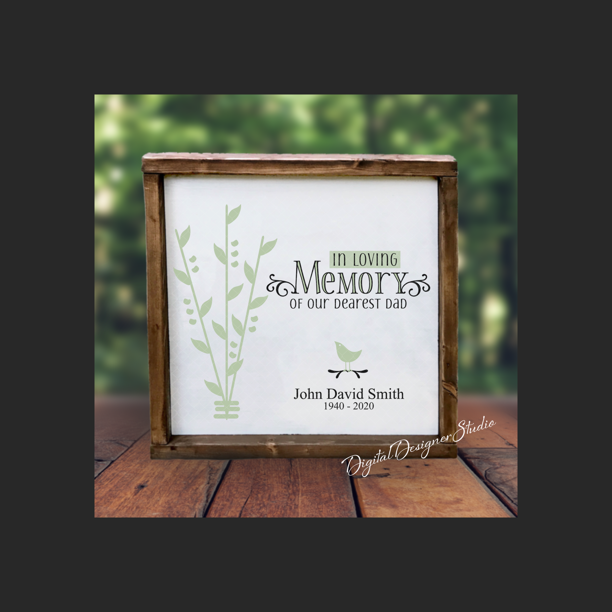 In Loving Memory Family Memorial SVG DXF EPS PNG AI Cut File (117684 ...