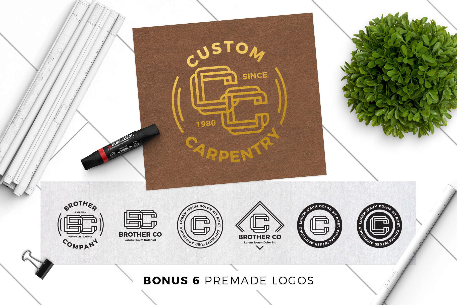 Monogram Logo Creator (190083) | Logos | Design Bundles