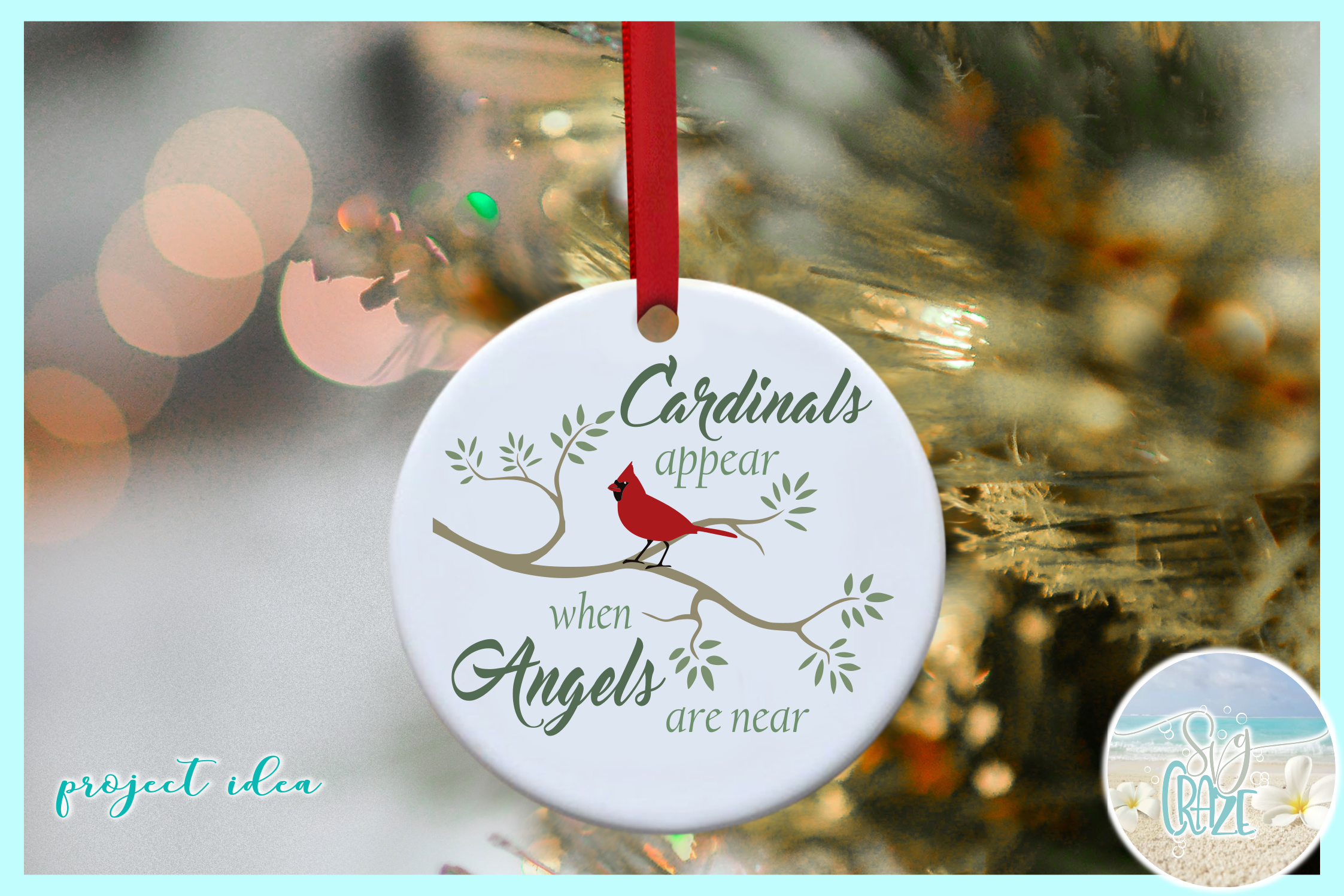 Cardinals Appear When Angels Are Near Quote SVG EPS PNG PDF