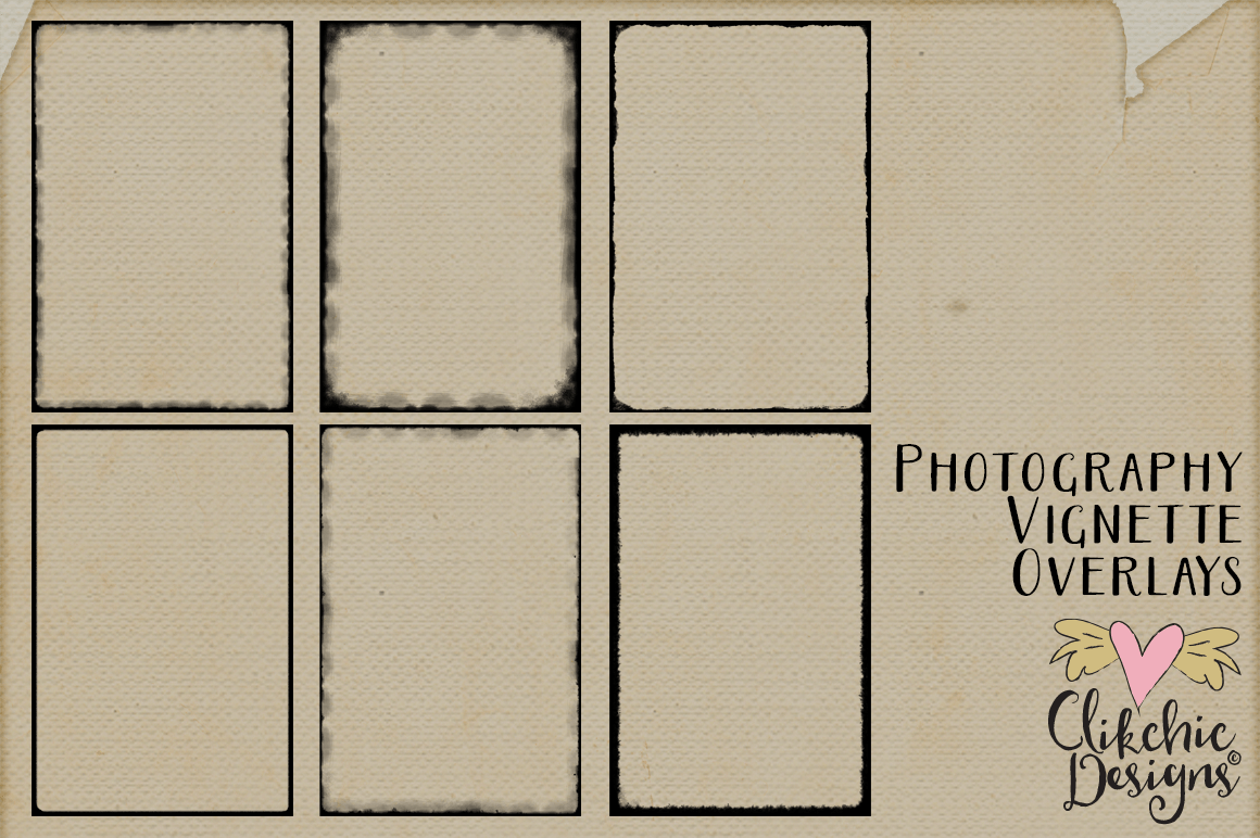 Vignette Frames - Photography Vignette Frame Overlays