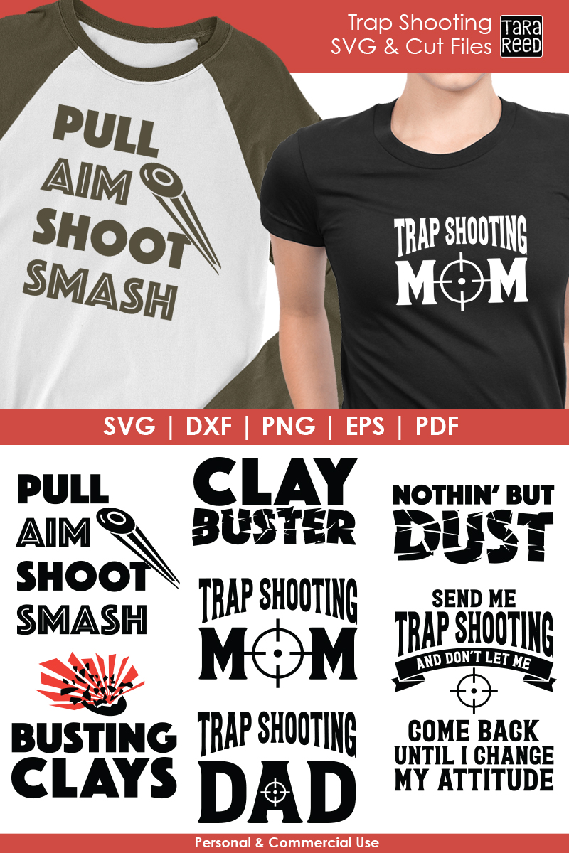 Trap Shooting SVG and Cut Files for Crafters