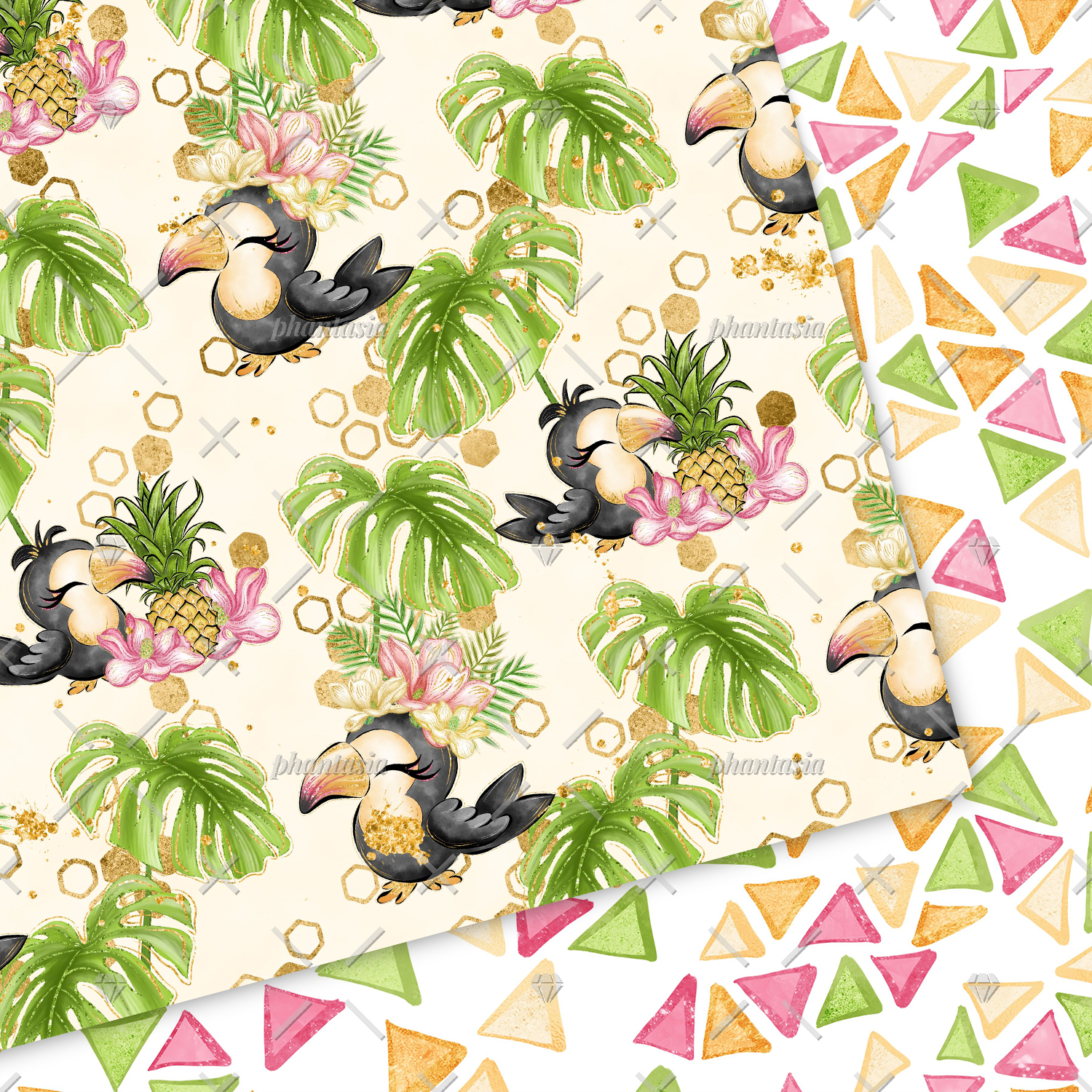 Tropical Digital Papers