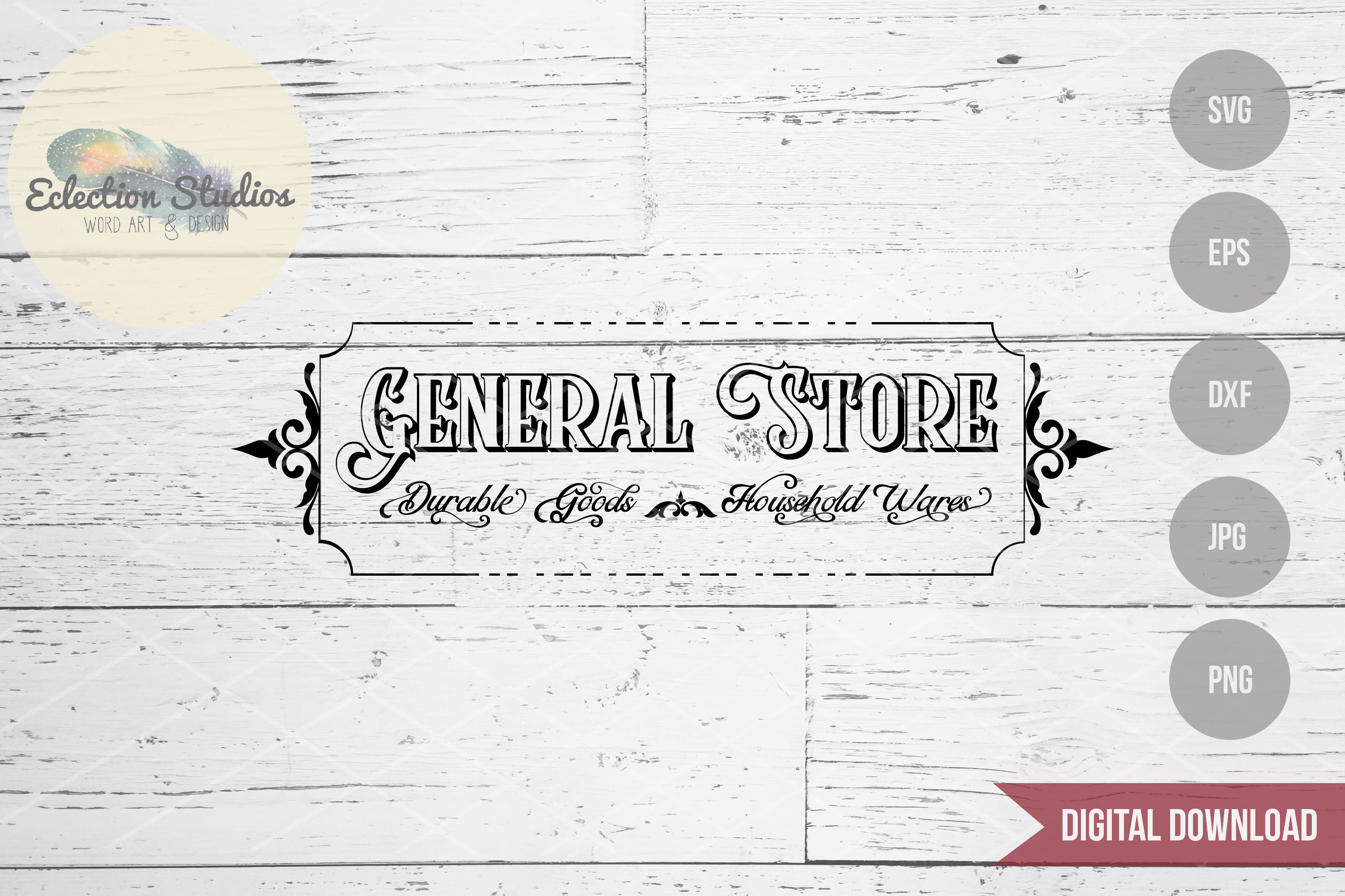General Store Sign SVG
