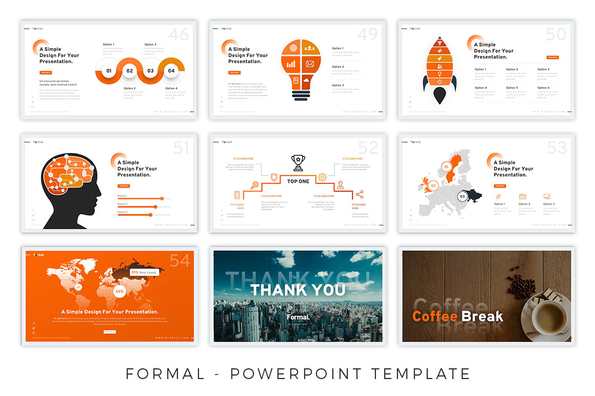 Formal - Business Presentation (93854) | Presentation Templates ...