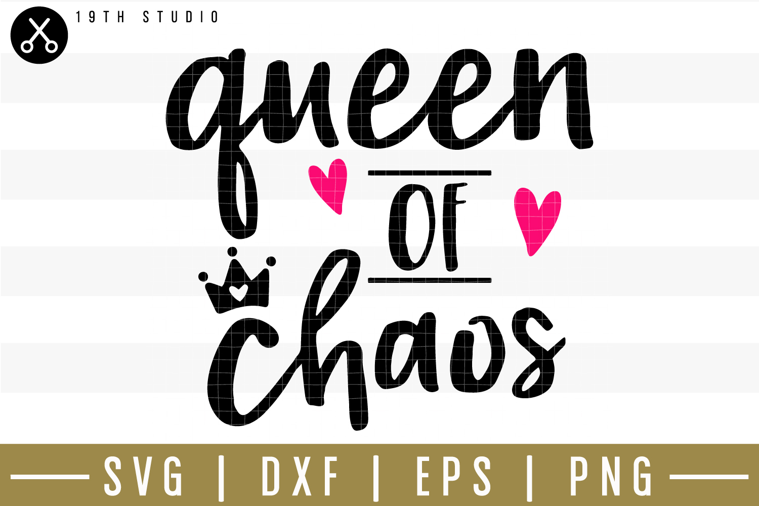 queen of chaos SVG | M34F12 (186143) | SVGs | Design Bundles