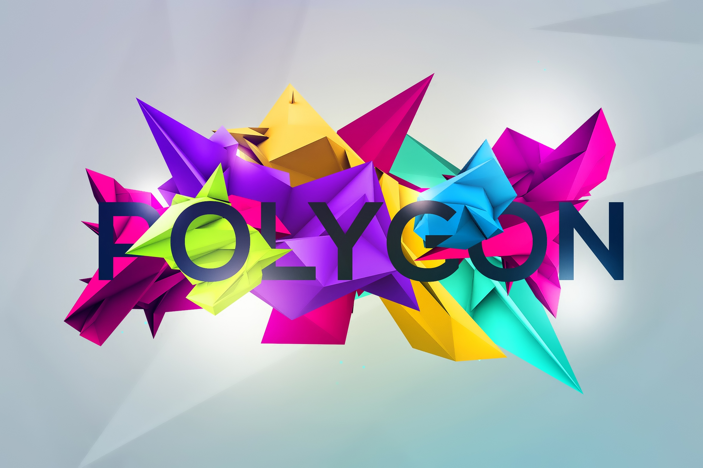 3D Geometric Polygon Renders (310097) | Objects | Design Bundles