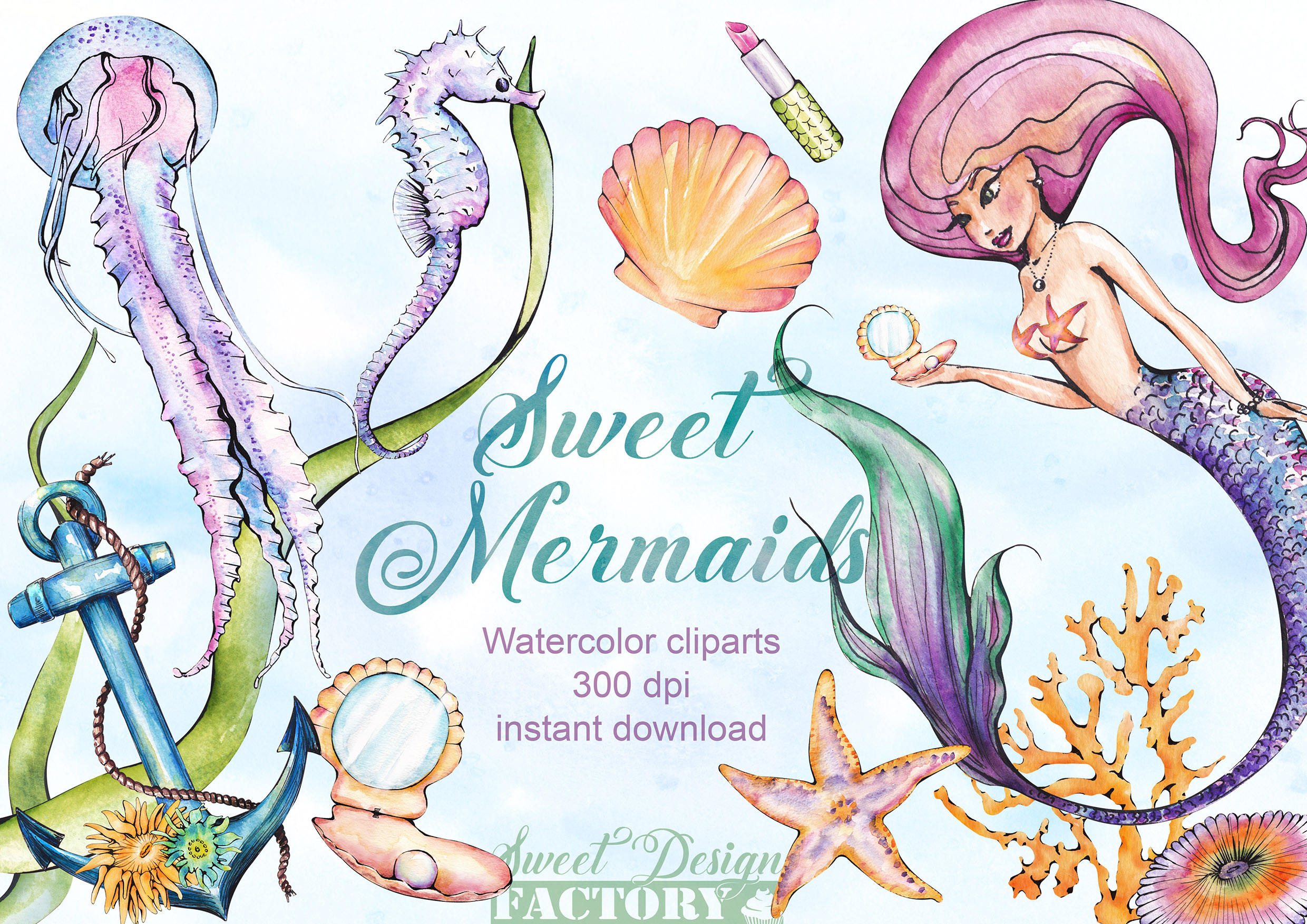 Mermaid clipart