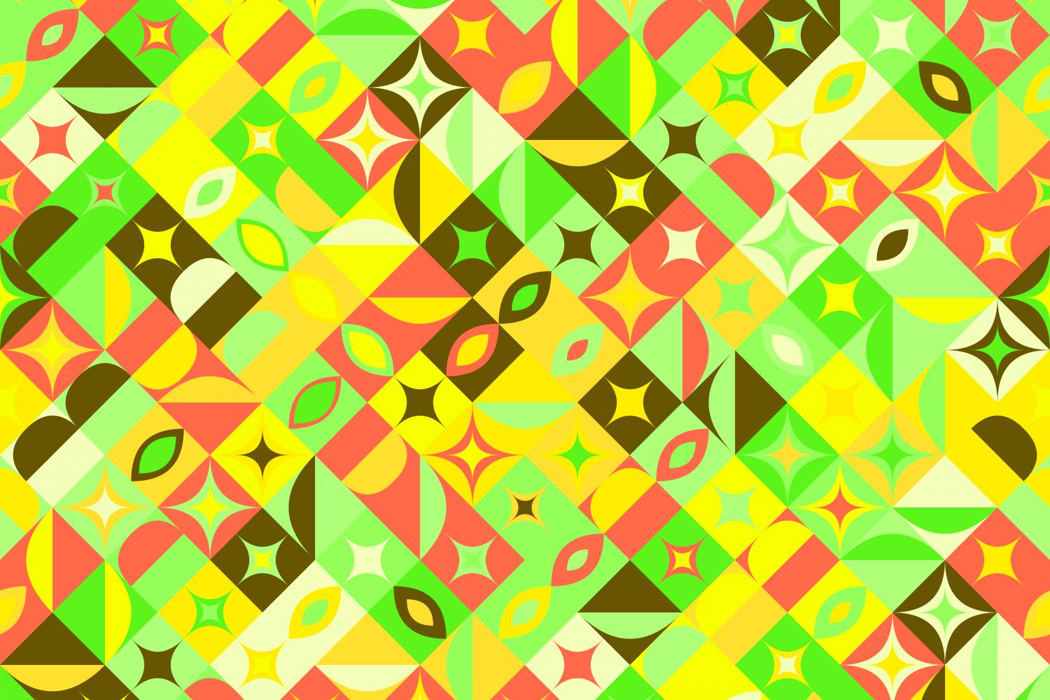 48 Seamless Geometrical Patterns