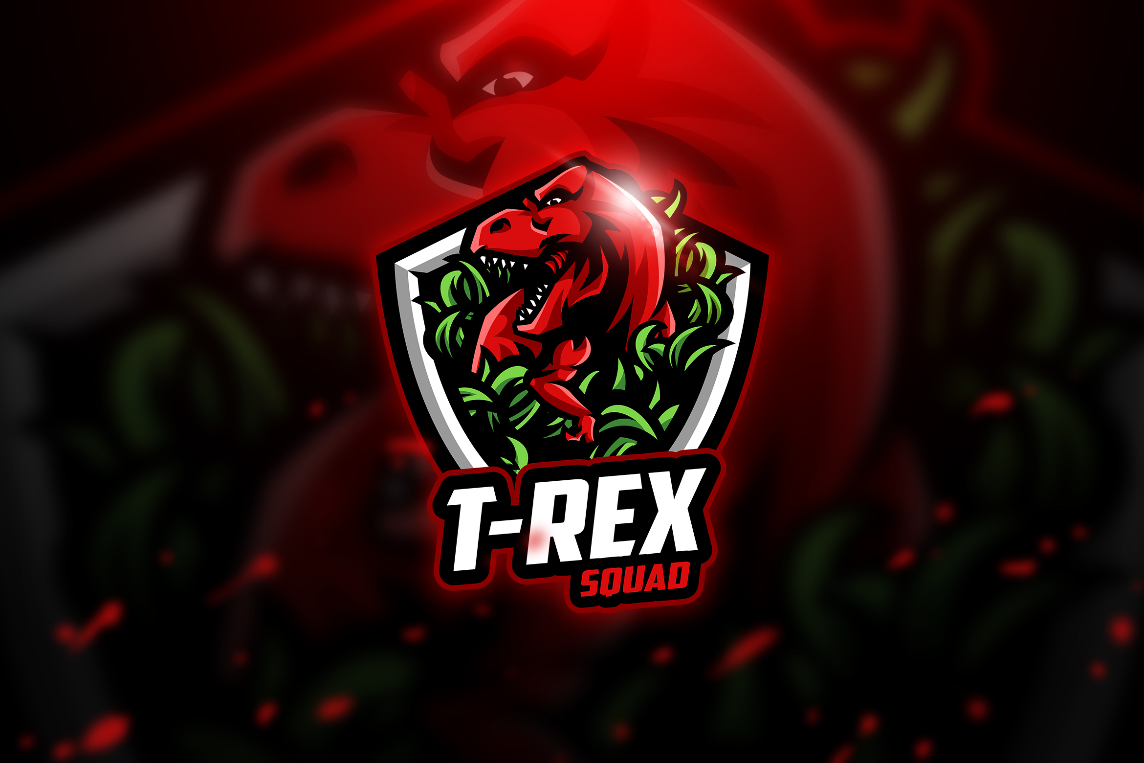 T- Rex - Mascot & Esport Logo (318818) | Logos | Design Bundles