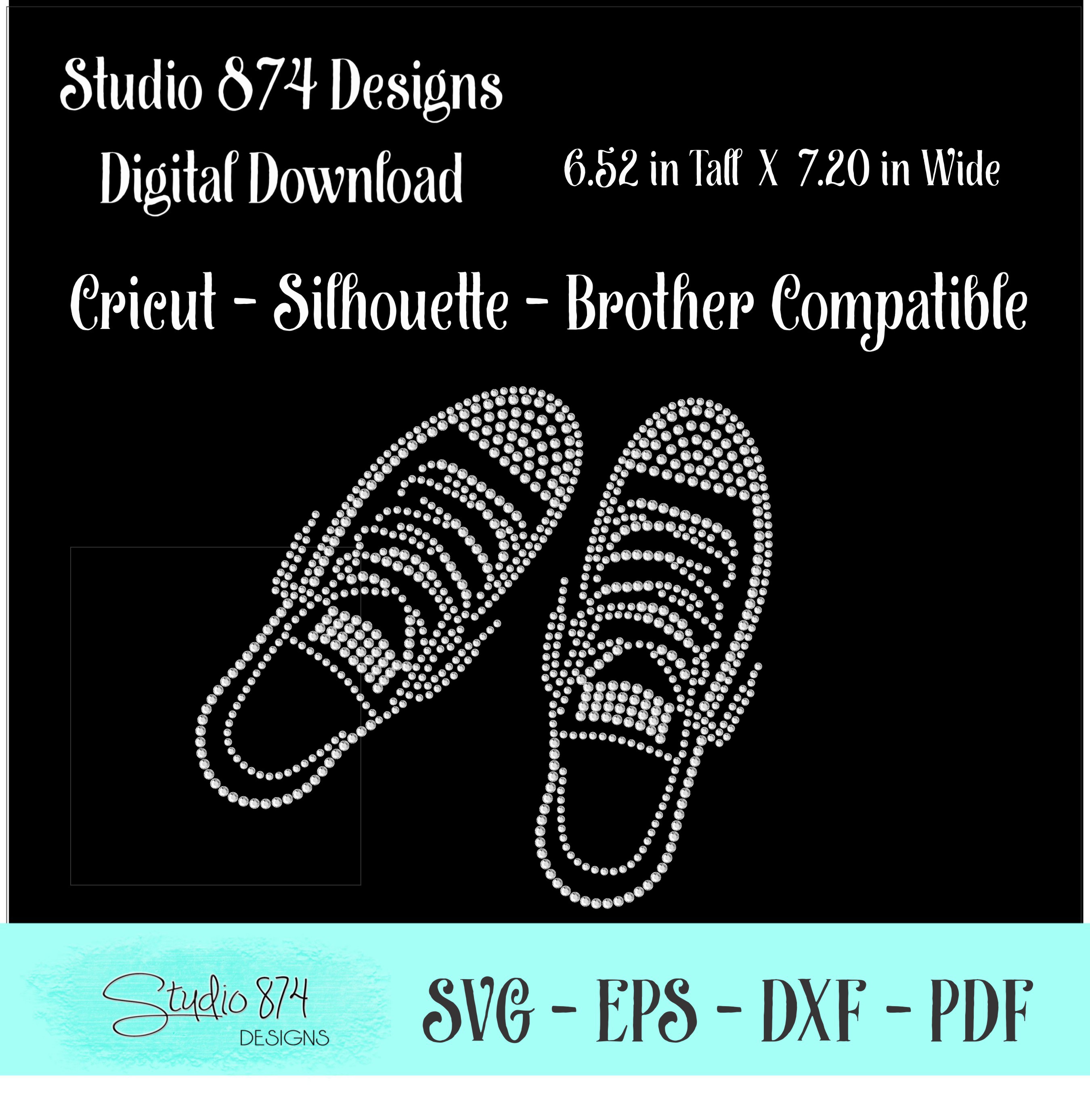 Converse Rhinestone Shoe SVG Template R1