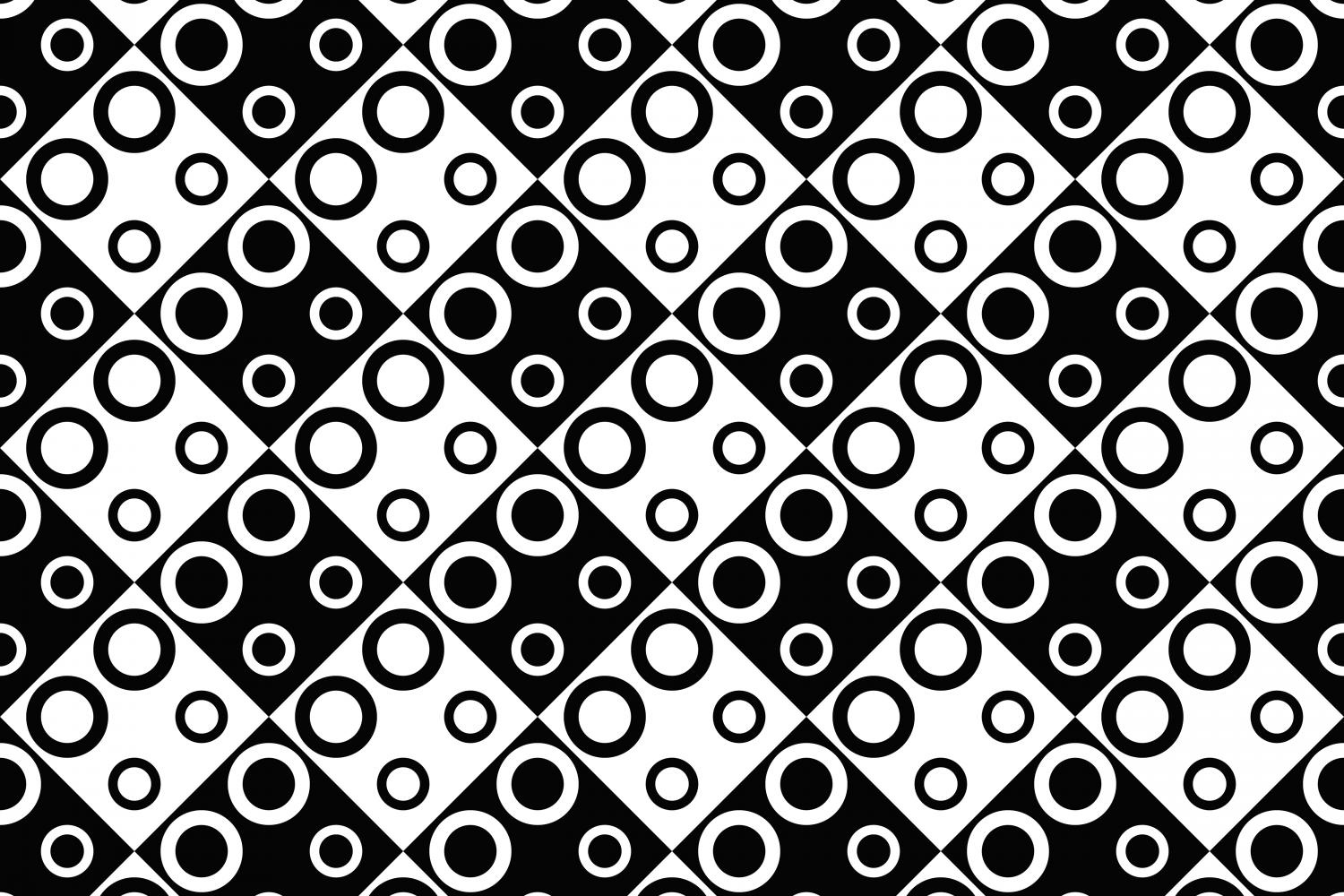 24 Seamless Circle Patterns (316328) | Patterns | Design Bundles