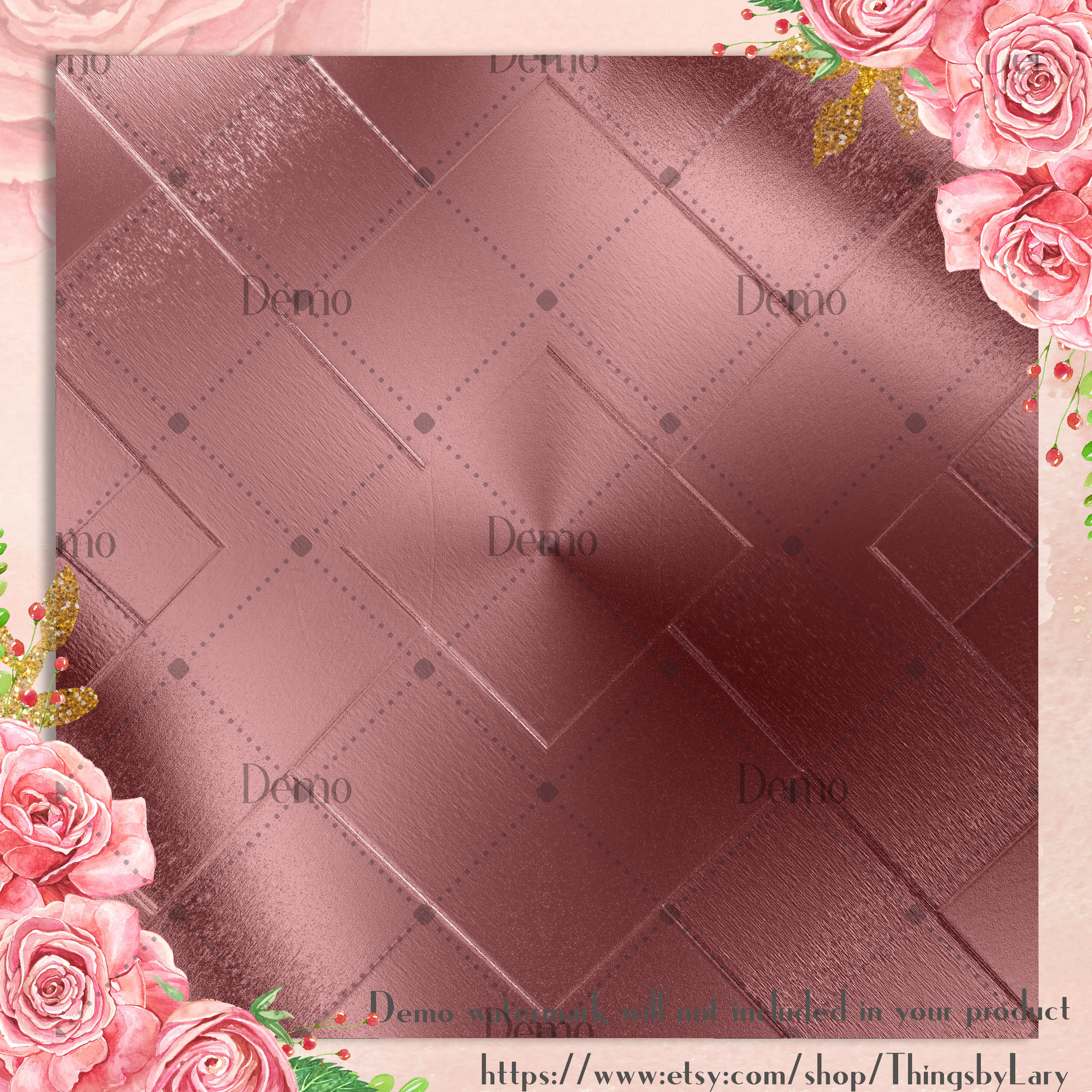 42 Rose Gold Luxury Metallic Texture Papers (91467) | Backgrounds ...