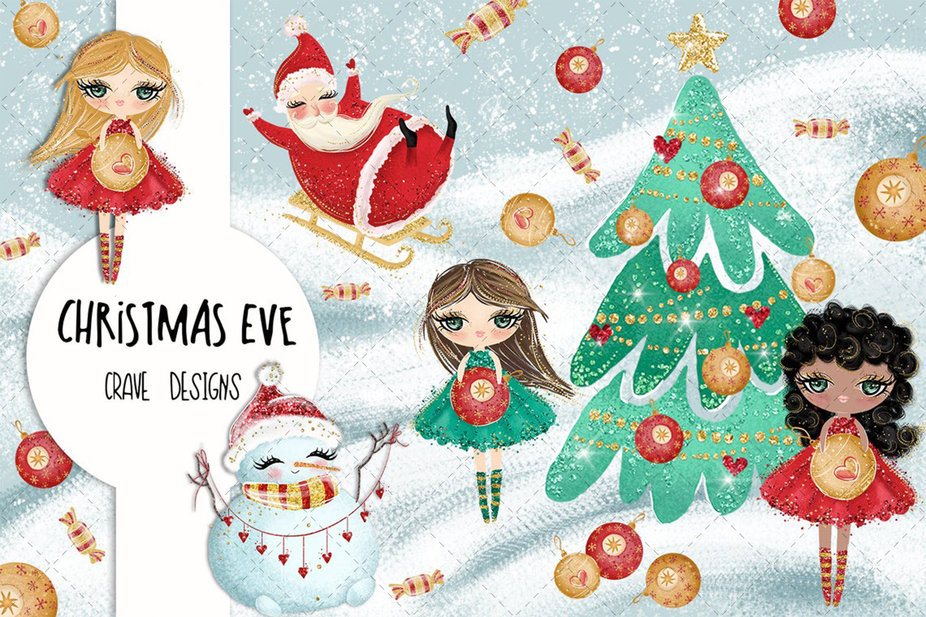 Christmas Eve Clip Art
