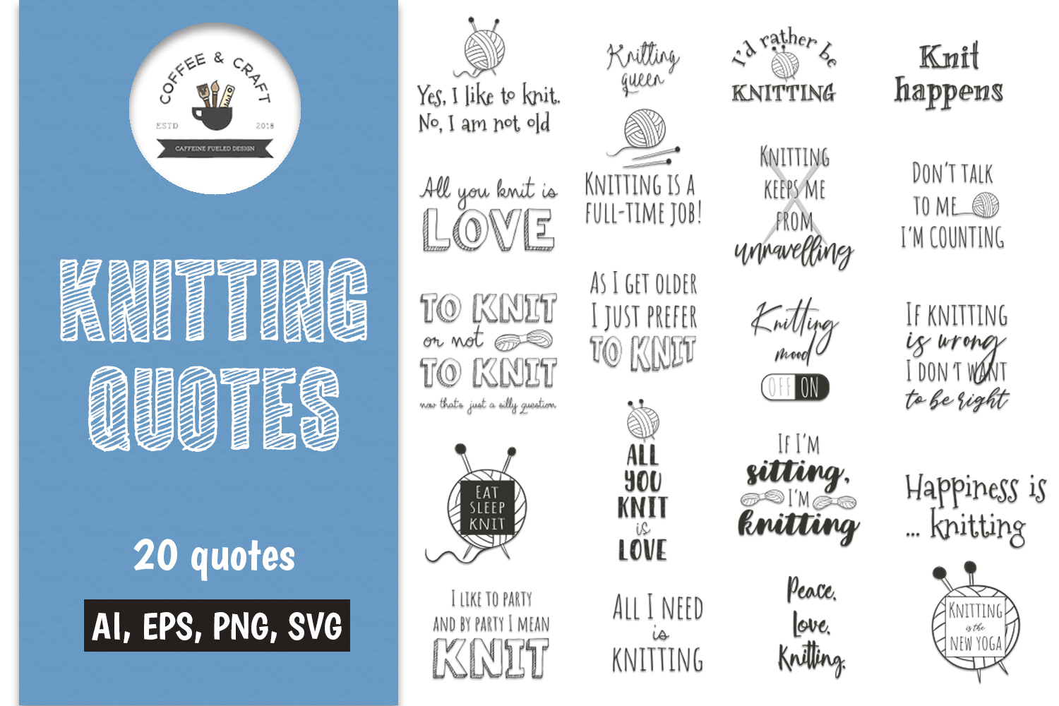 Knitting quotes
