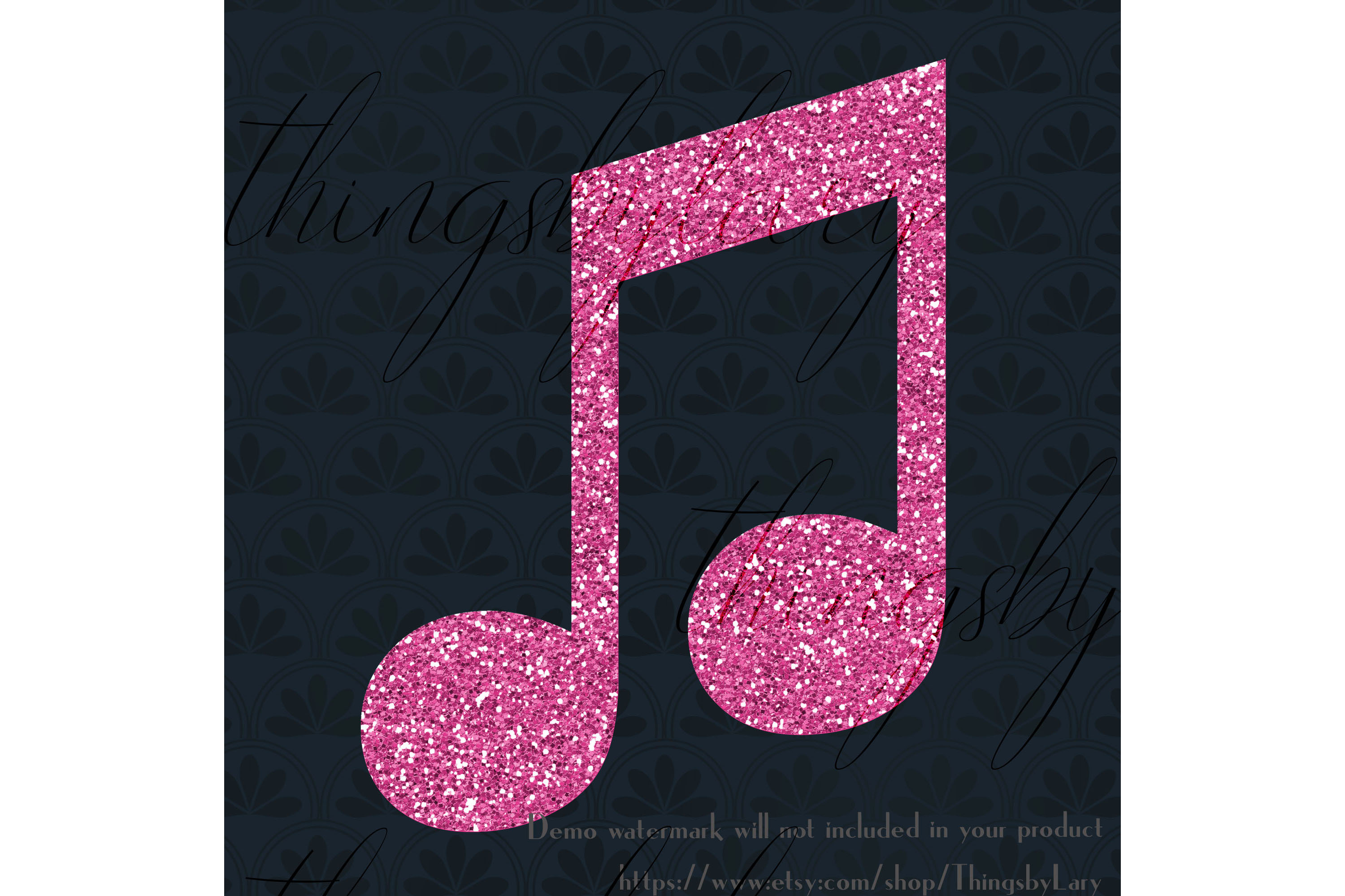 100 Glitter Music Note Clip Arts, Glitter Kid Birthday Decor (130694 ...