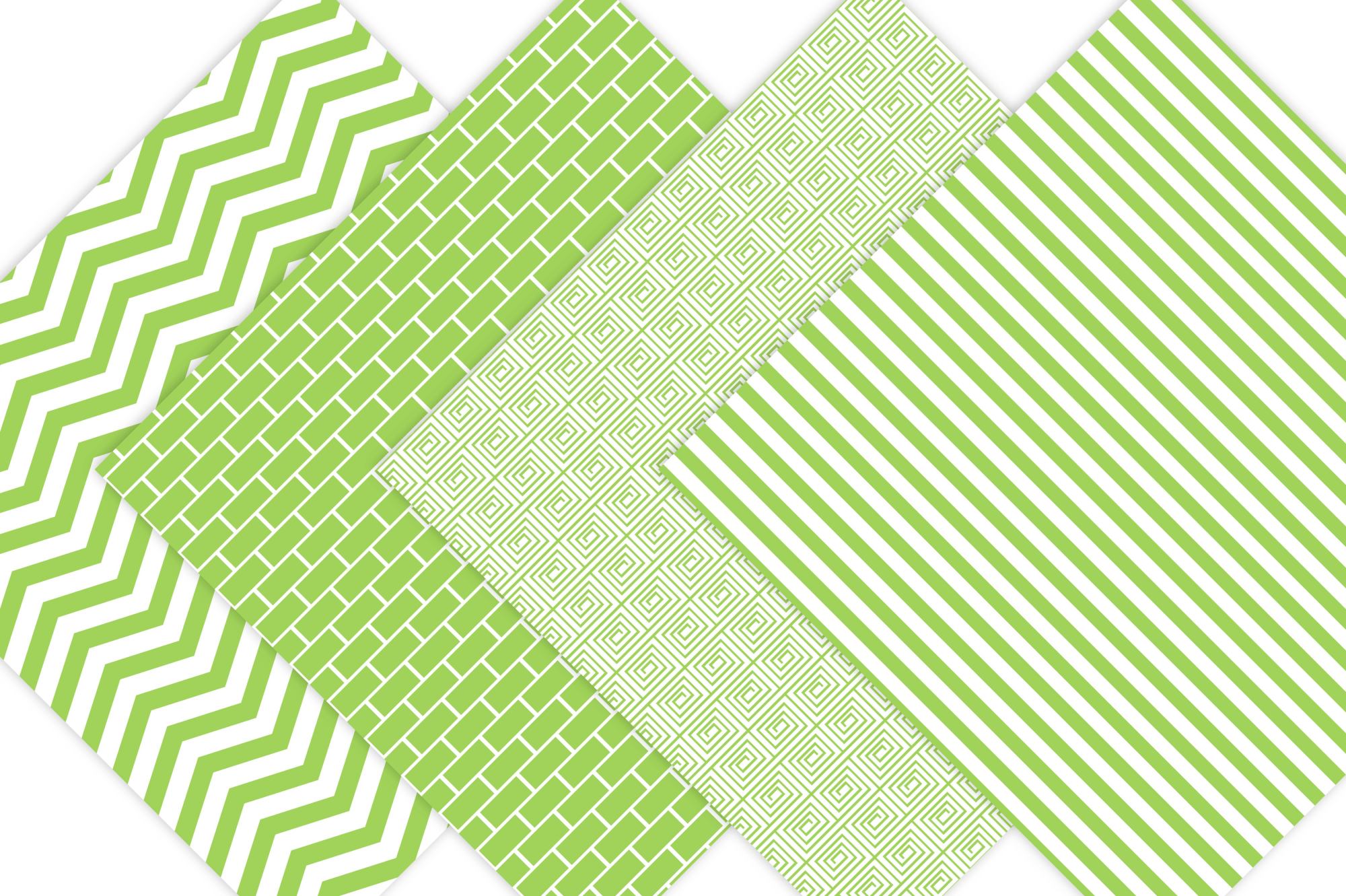 Lime Green Digital Paper (14920) | Backgrounds | Design Bundles
