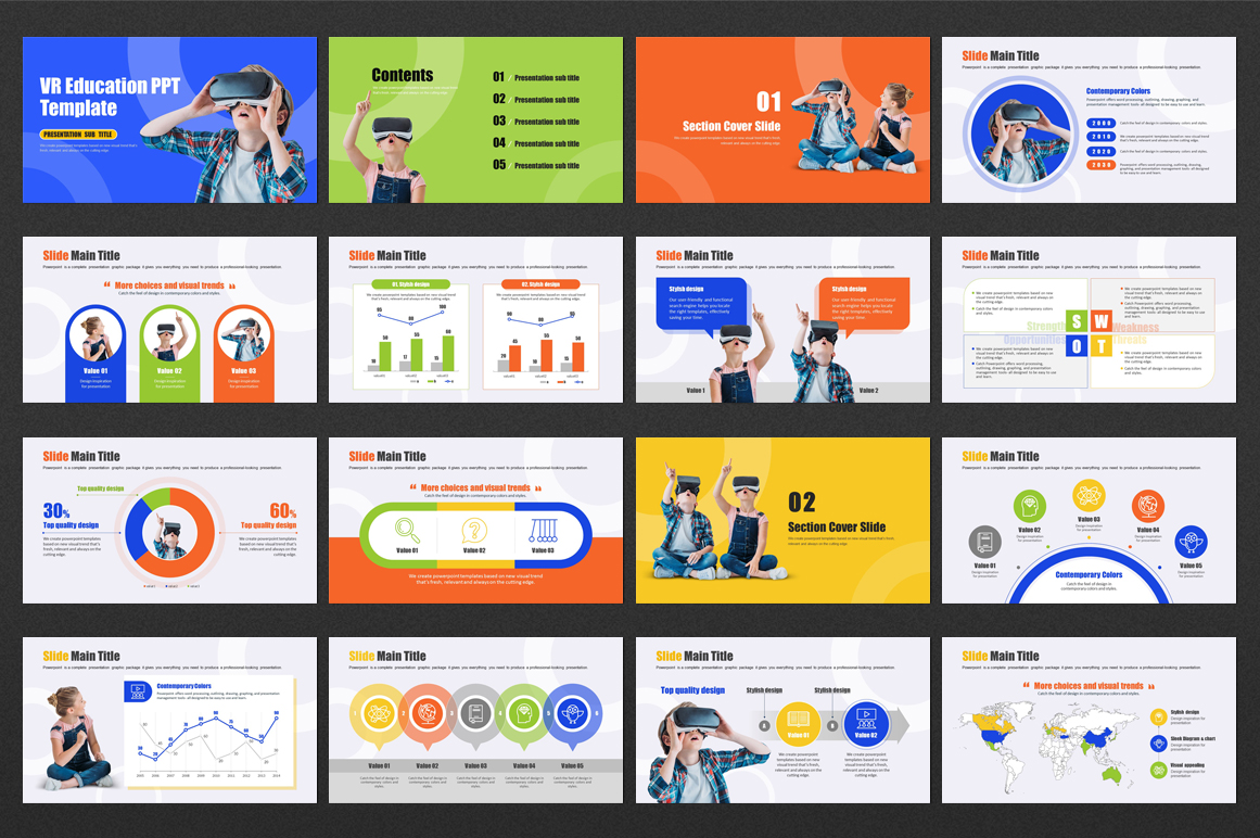 VR Education PPT Template