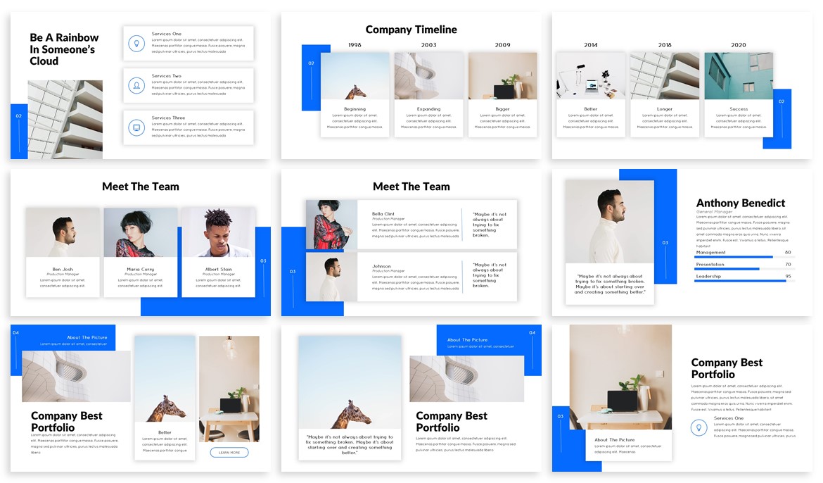 Genz - Modern Powerpoint Template (319537) | Presentation Templates ...