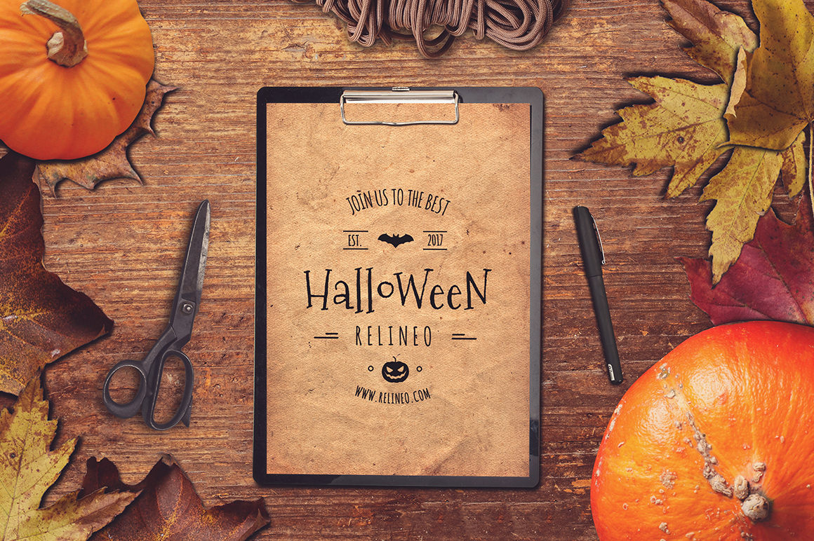 Halloween Mock-up Pack #1 (54638) | Mock Ups | Design Bundles