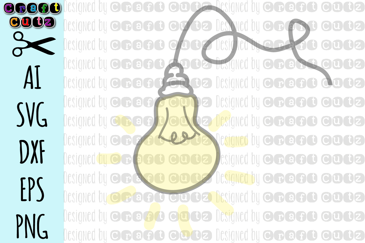 Light Bulb SVG, Night Light Cut File, Kids Room svg
