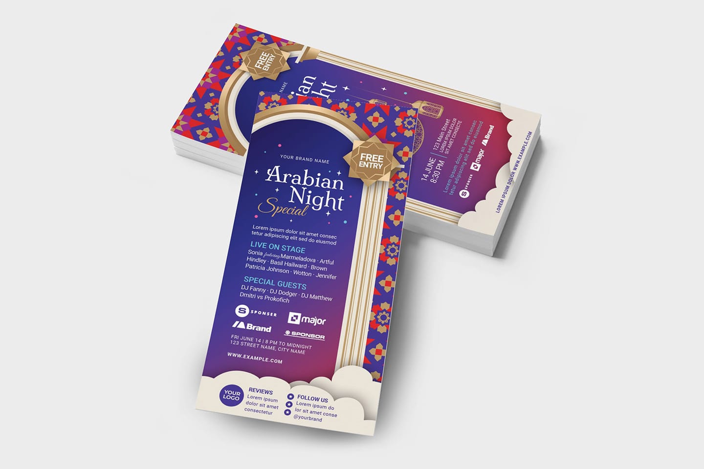 Arabic Flyer Template